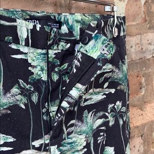 Zara | Pants & Jumpsuits | Zara Tropical Palm Tree Pants | Poshmark